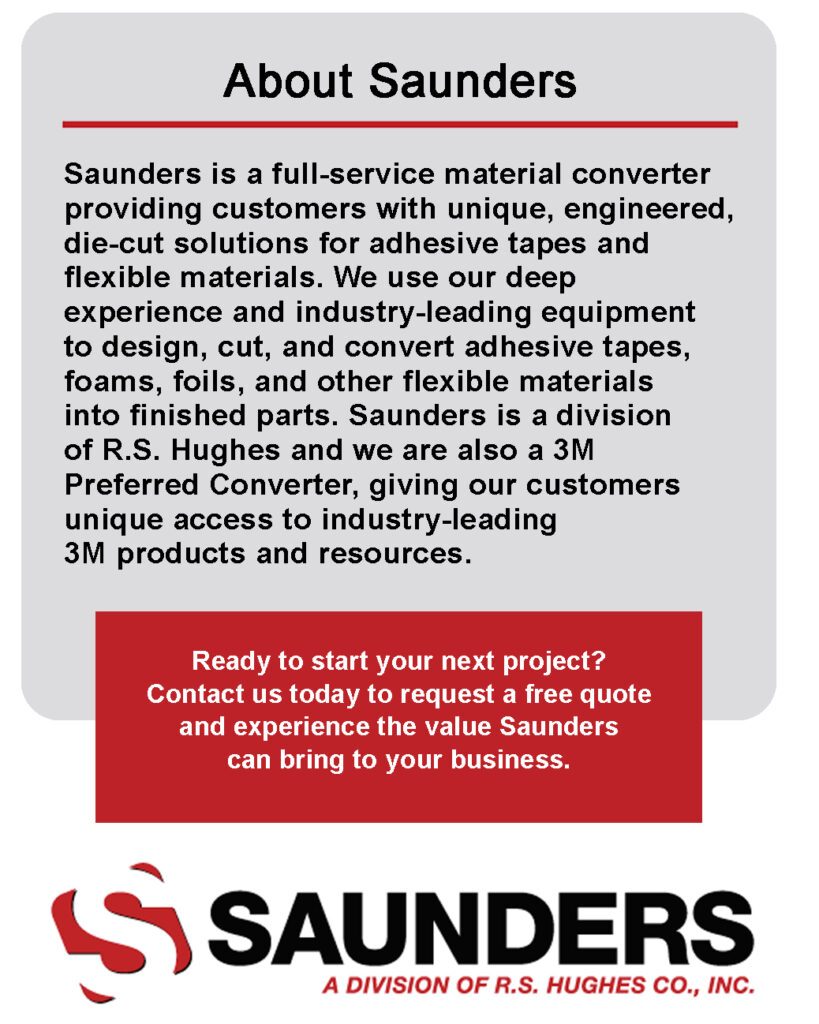 More Ways Saunders Adds Value for Manufacturers - Saunders by R.S. Hughes